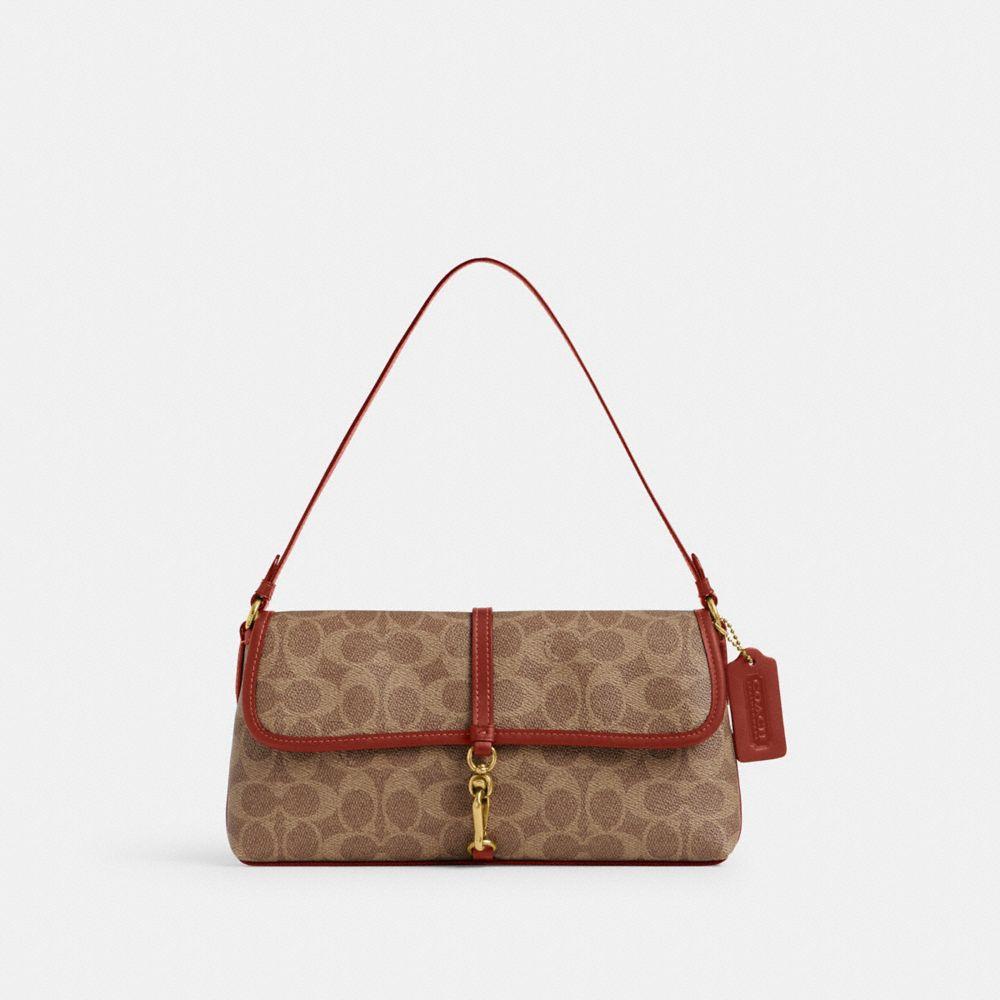 COACH Hamptons Bag In Signature Canvas in Brown | Lyst