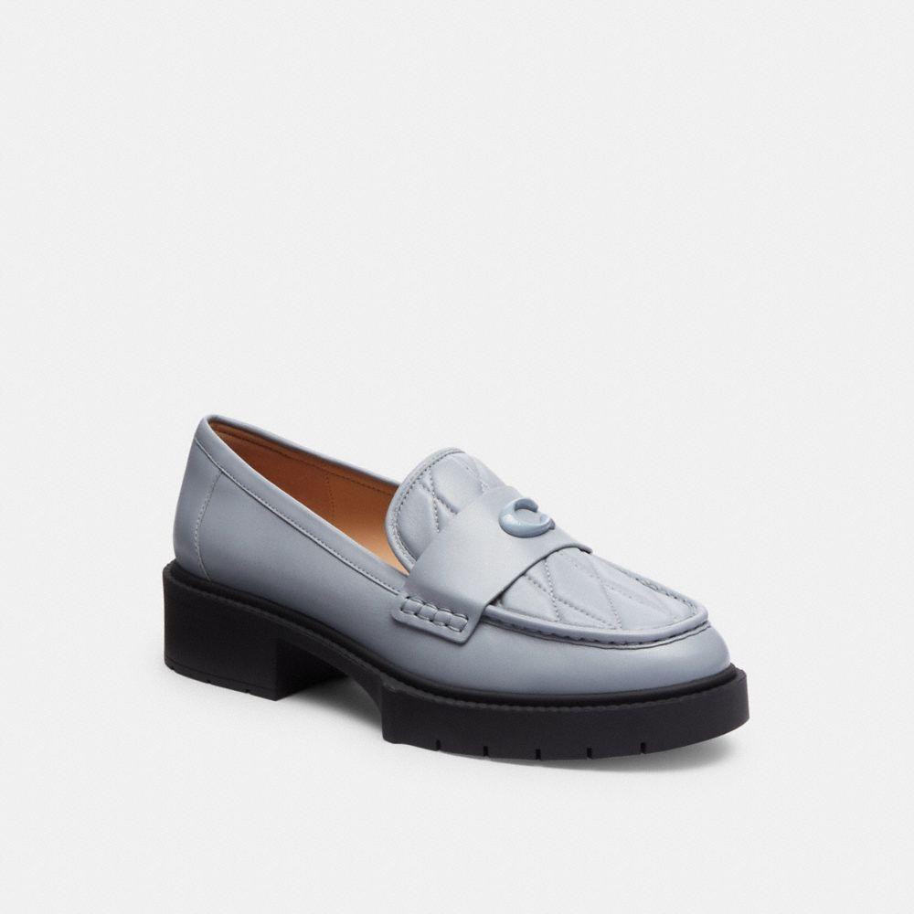 COACH Leah Loafer With Quilting in Blue | Lyst