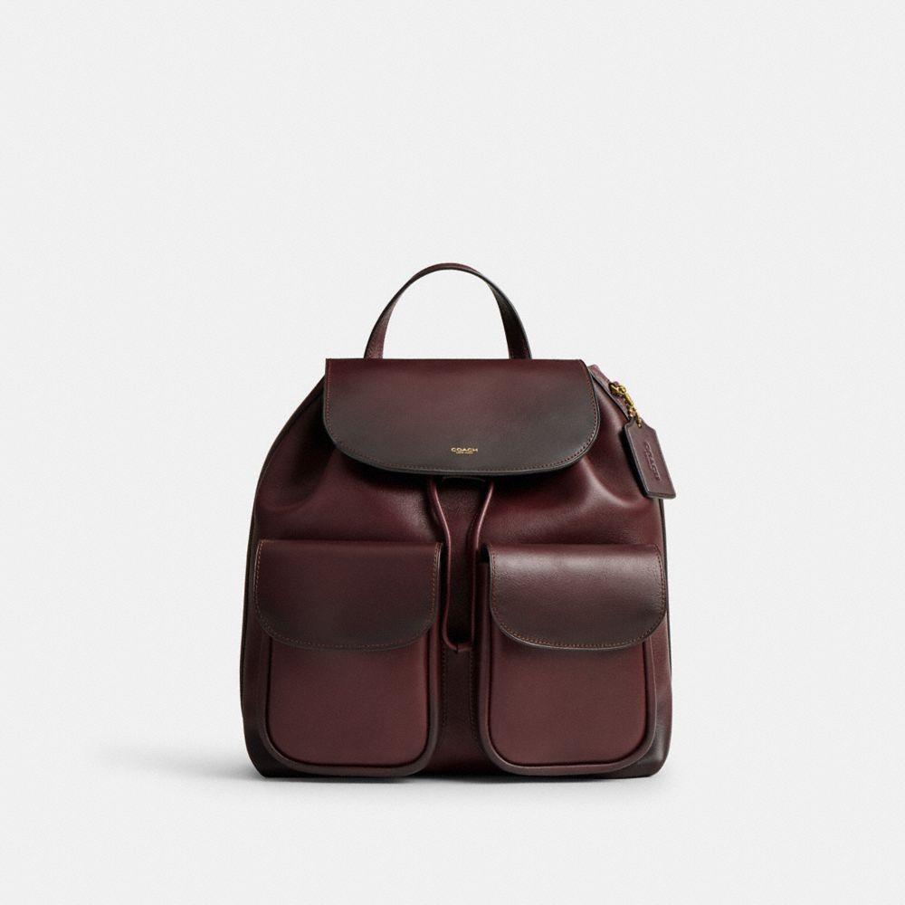 COACH Crosby Backpack 28 in Brown | Lyst