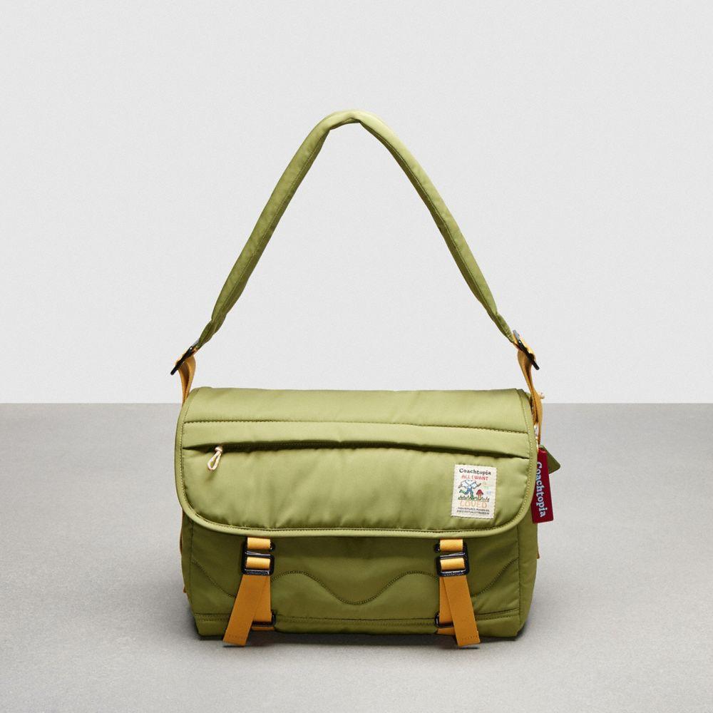 COACH Topia Loop Messenger Bag in Green | Lyst