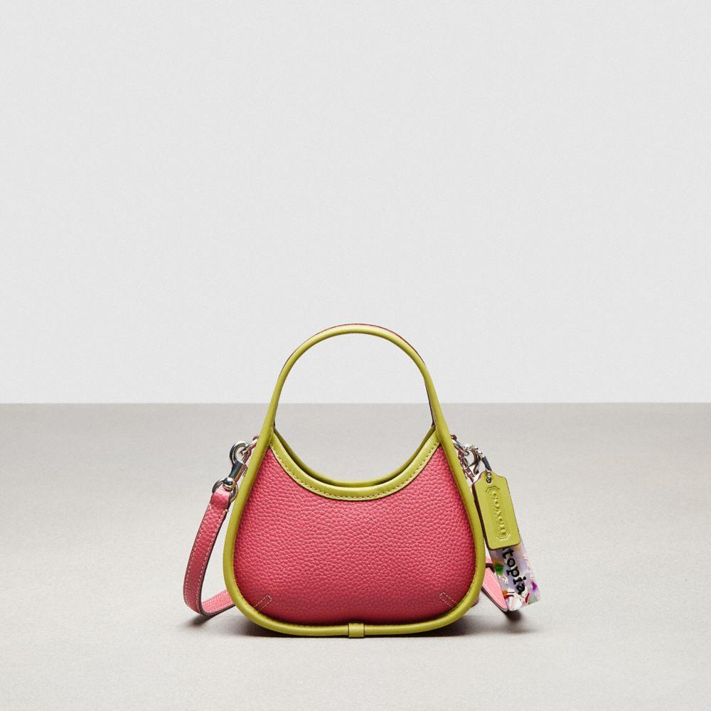COACH Mini Ergo Bag With Crossbody Strap In Topia Leather in Pink ...