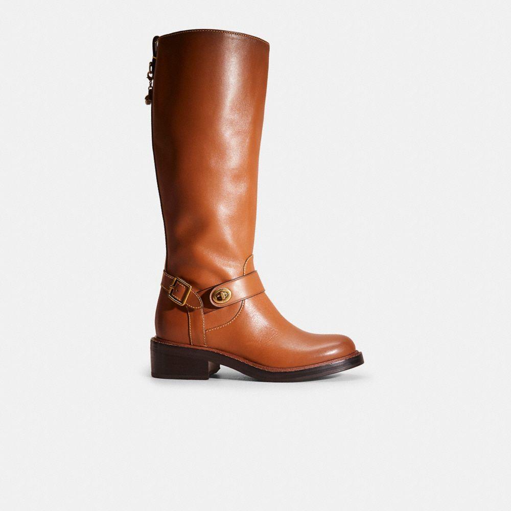 COACH Restored Sutton Boot in Brown | Lyst