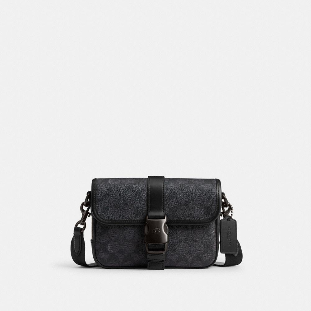 COACH League Crossbody Bag 19 In Signature Canvas in Black for Men | Lyst