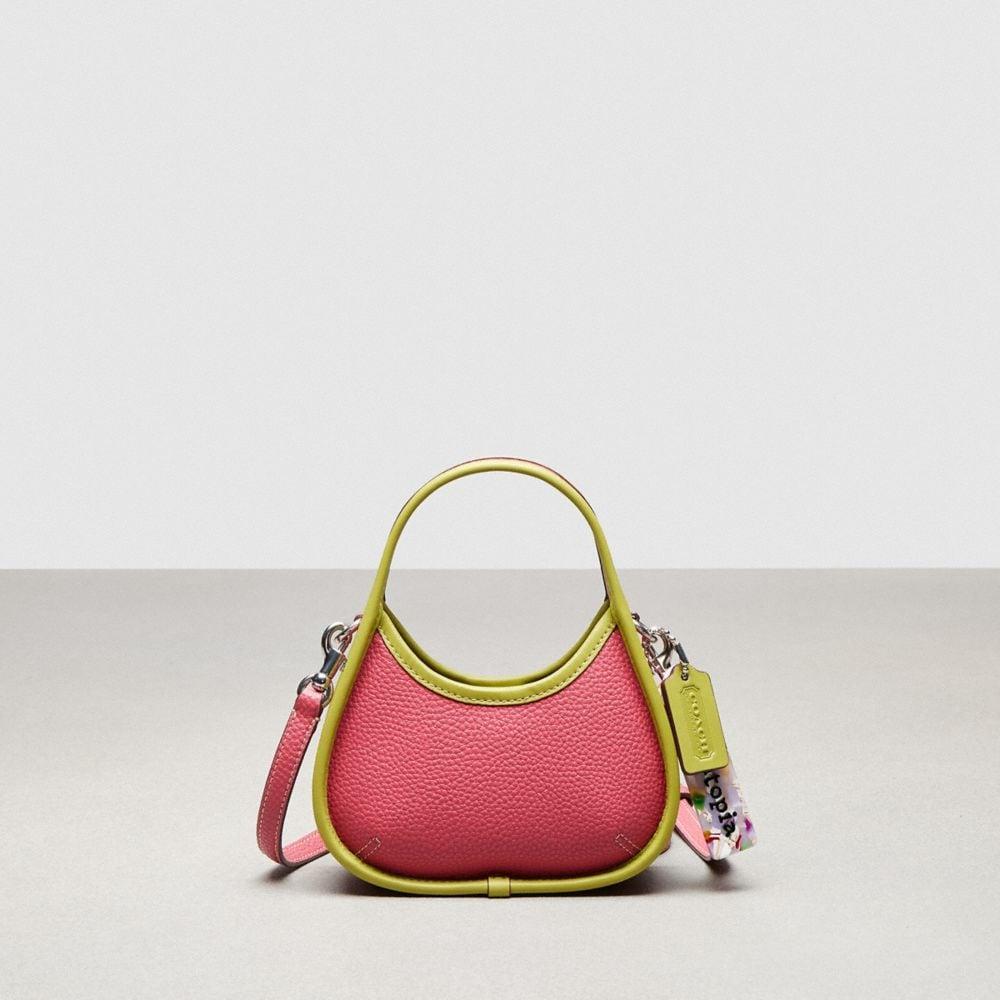COACH Mini Ergo Bag With Crossbody Strap In Topia Leather in Pink ...