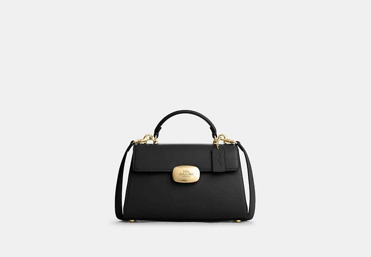 COACH Eliza Top Handle in Black | Lyst