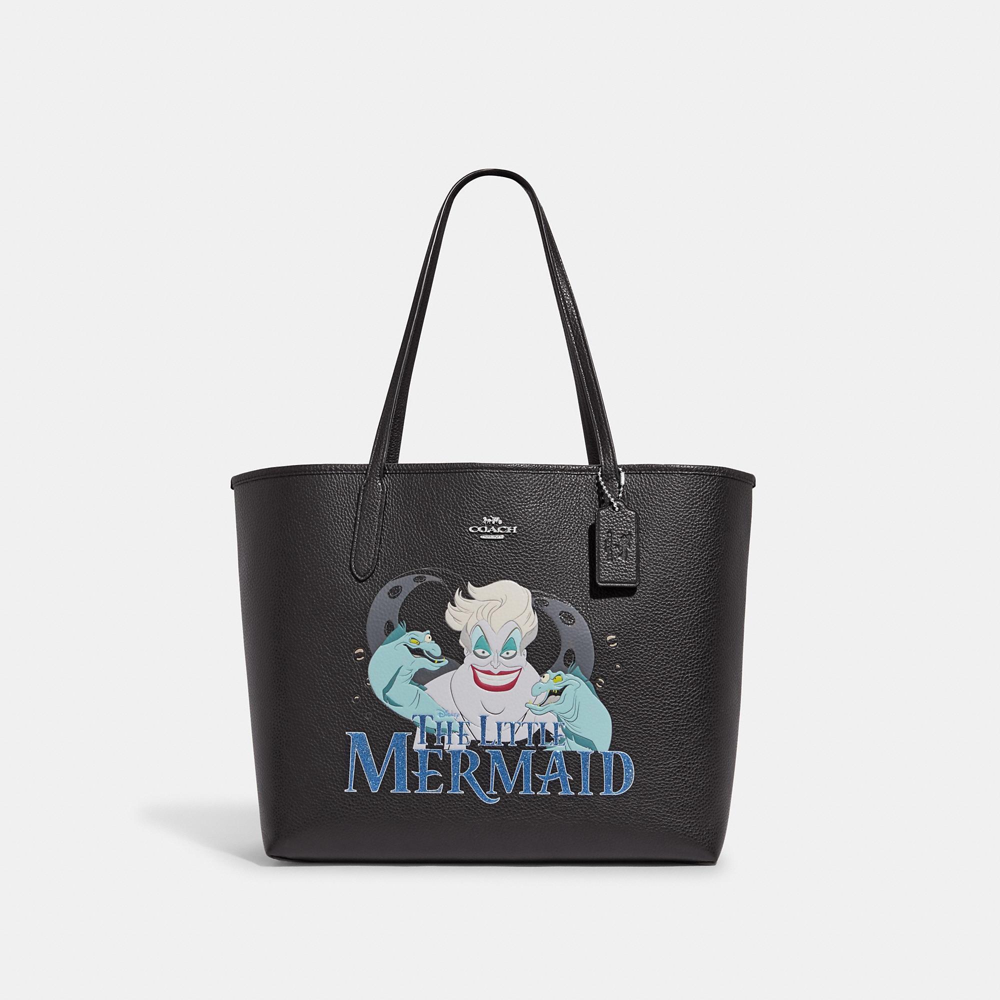 COACH Disney X Coach City Tote With Signature Canvas Interior And ...