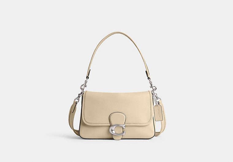 COACH Soft Tabby Shoulder Bag in Black | Lyst
