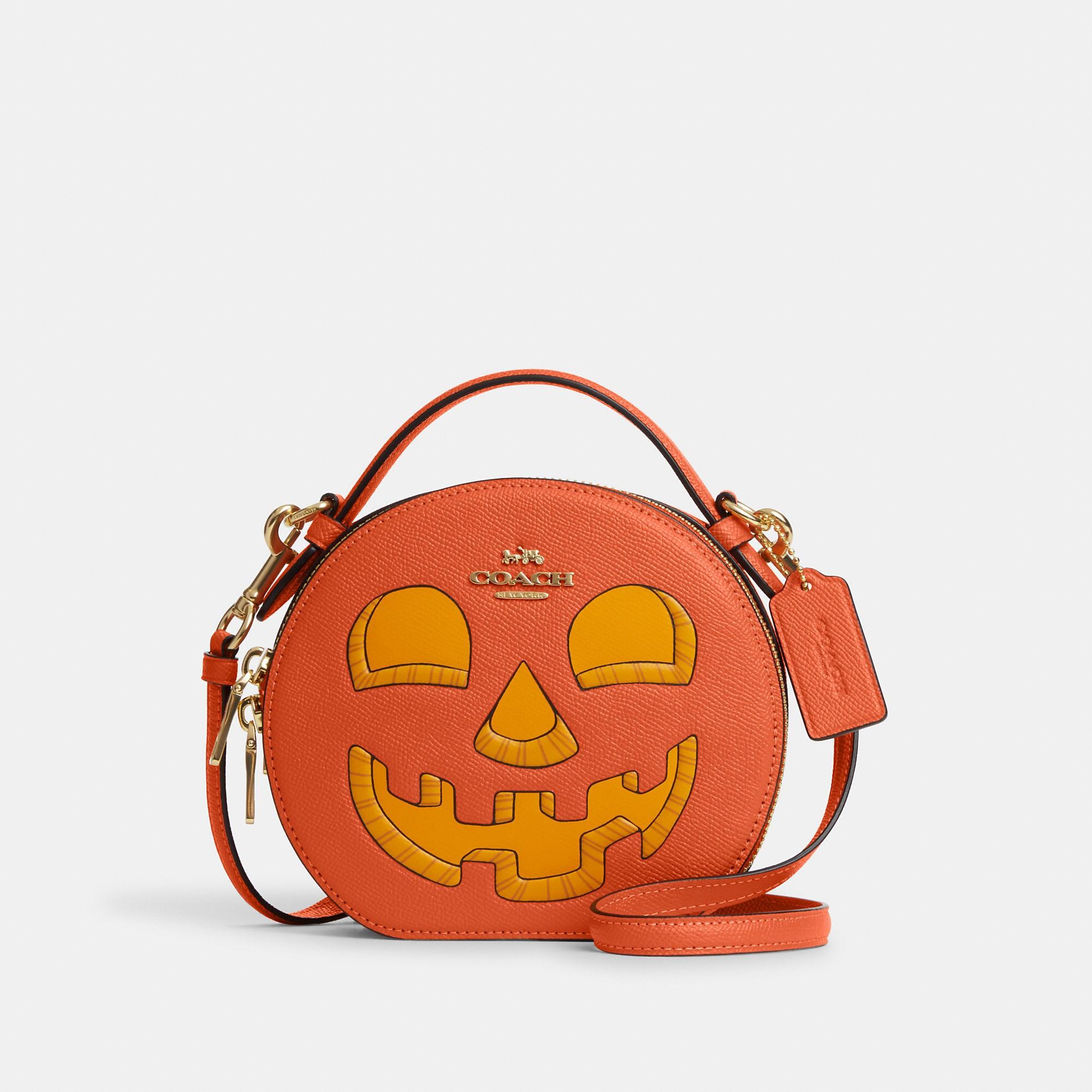 Coach Outlet Canteen Crossbody With Halloween Pumpkin in Orange | Lyst