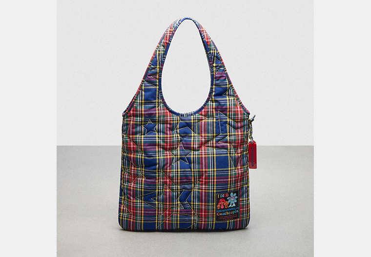 COACH Coachtopia Loop Flat Tote With Star Quilting in Black | Lyst