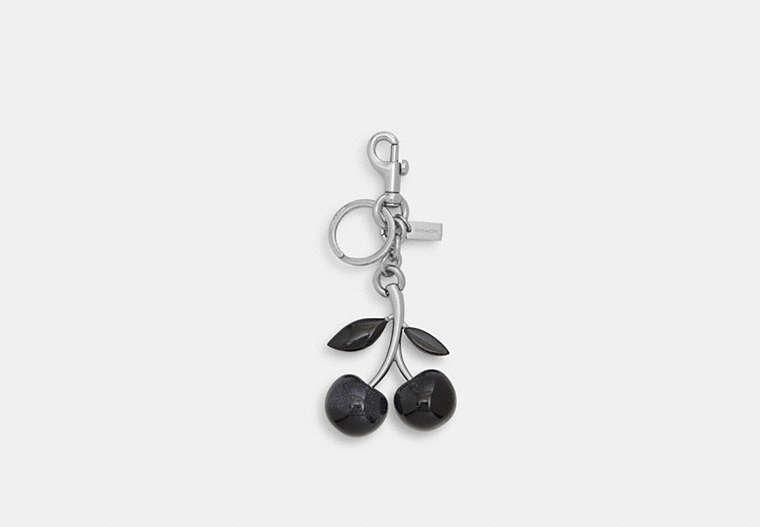 COACH Signature Cherry Bag Charm in Black | Lyst