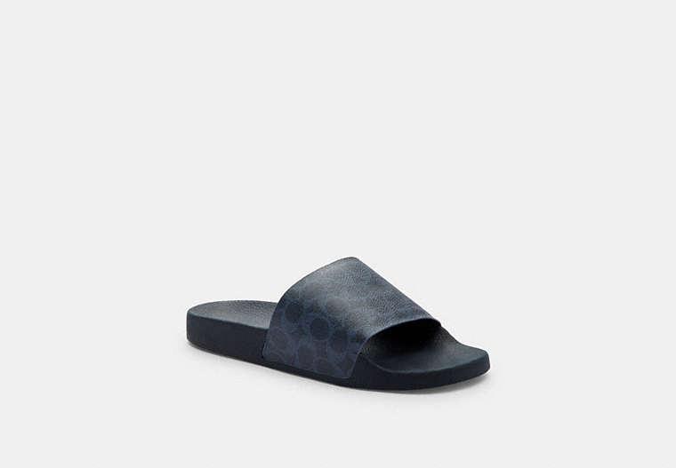 COACH Slide In Signature Denim in Black for Men | Lyst