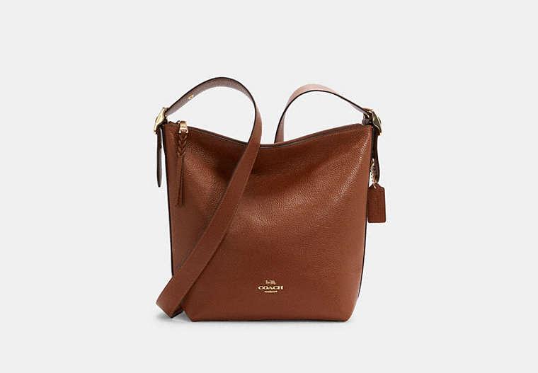 COACH Val Duffle in Brown | Lyst