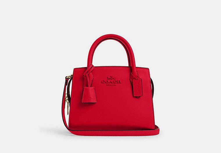 COACH Andrea Carryall Bag in Red | Lyst