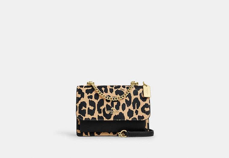 COACH Klare Crossbody Bag With Leopard Print in Black | Lyst