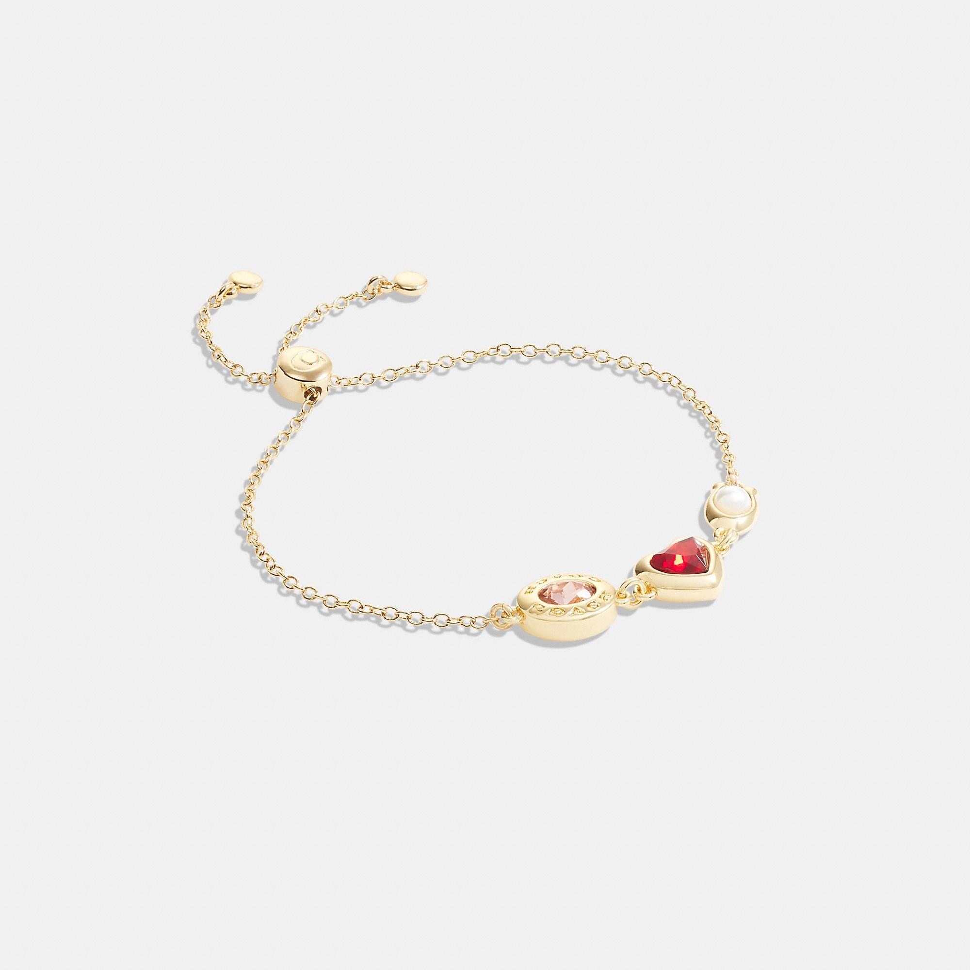 Coach Heart Bracelet