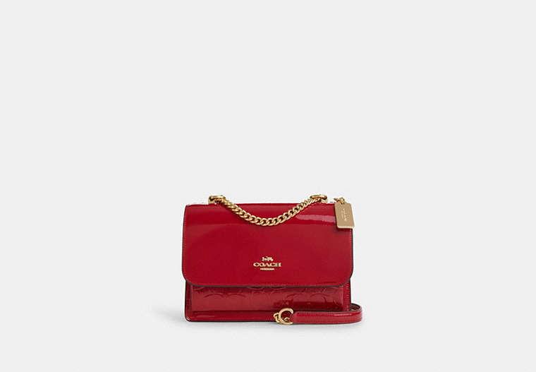 COACH Klare Crossbody Bag In Signature Leather in Red | Lyst