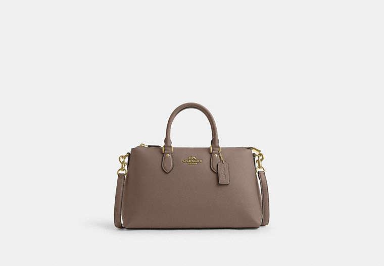 COACH Georgia Satchel Bag in Black | Lyst