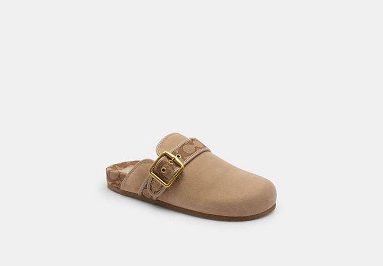 COACH Ashton Clog In Signature Jacquard in Black | Lyst