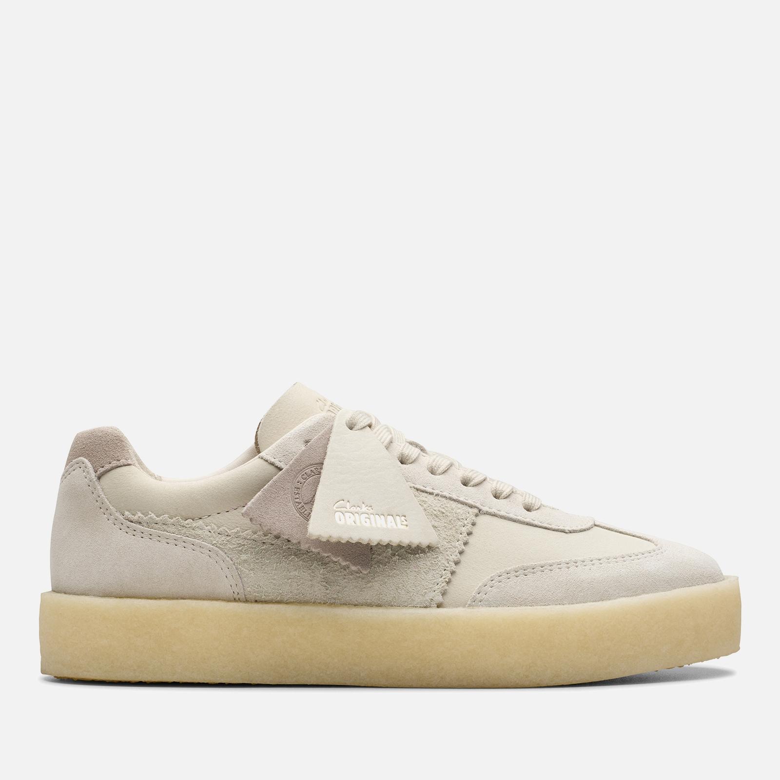 Clarks Tor 80 Nubuck Suede Trainers in Natural | Lyst