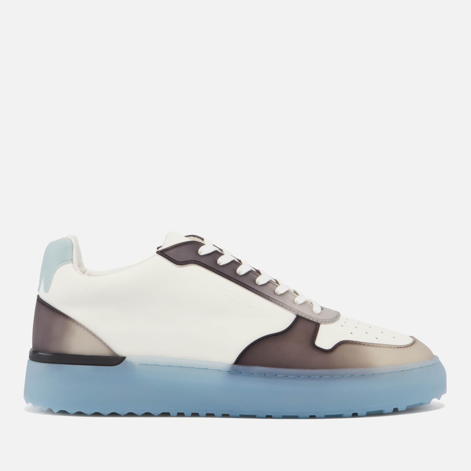 Mallet London Mallet Hoxton 2.0 Leather Trainers in Blue for Men | Lyst