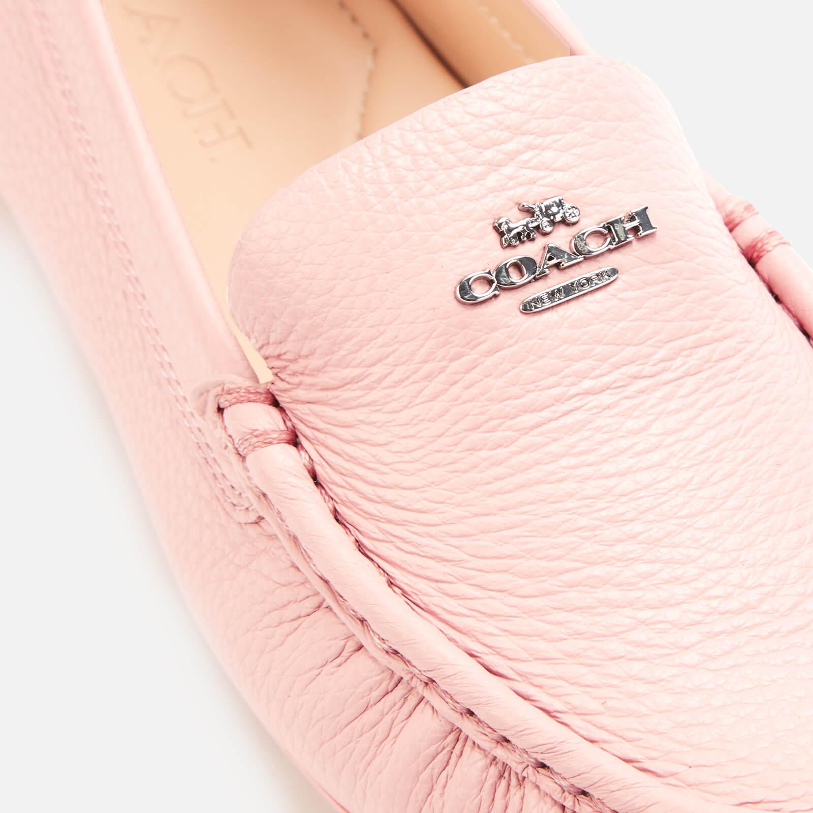 COACH Marley Leather Driver Shoes in Pink - Lyst