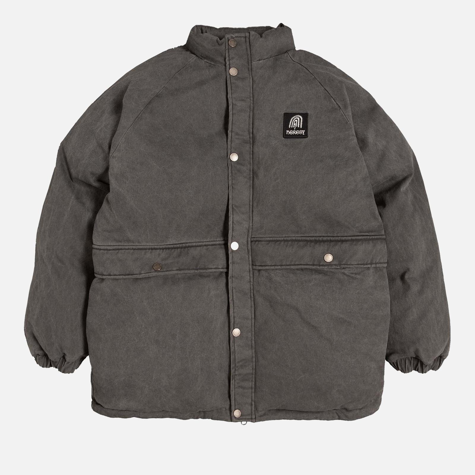 Heresy Burly Cotton Puffer Coat in Gray for Men | Lyst