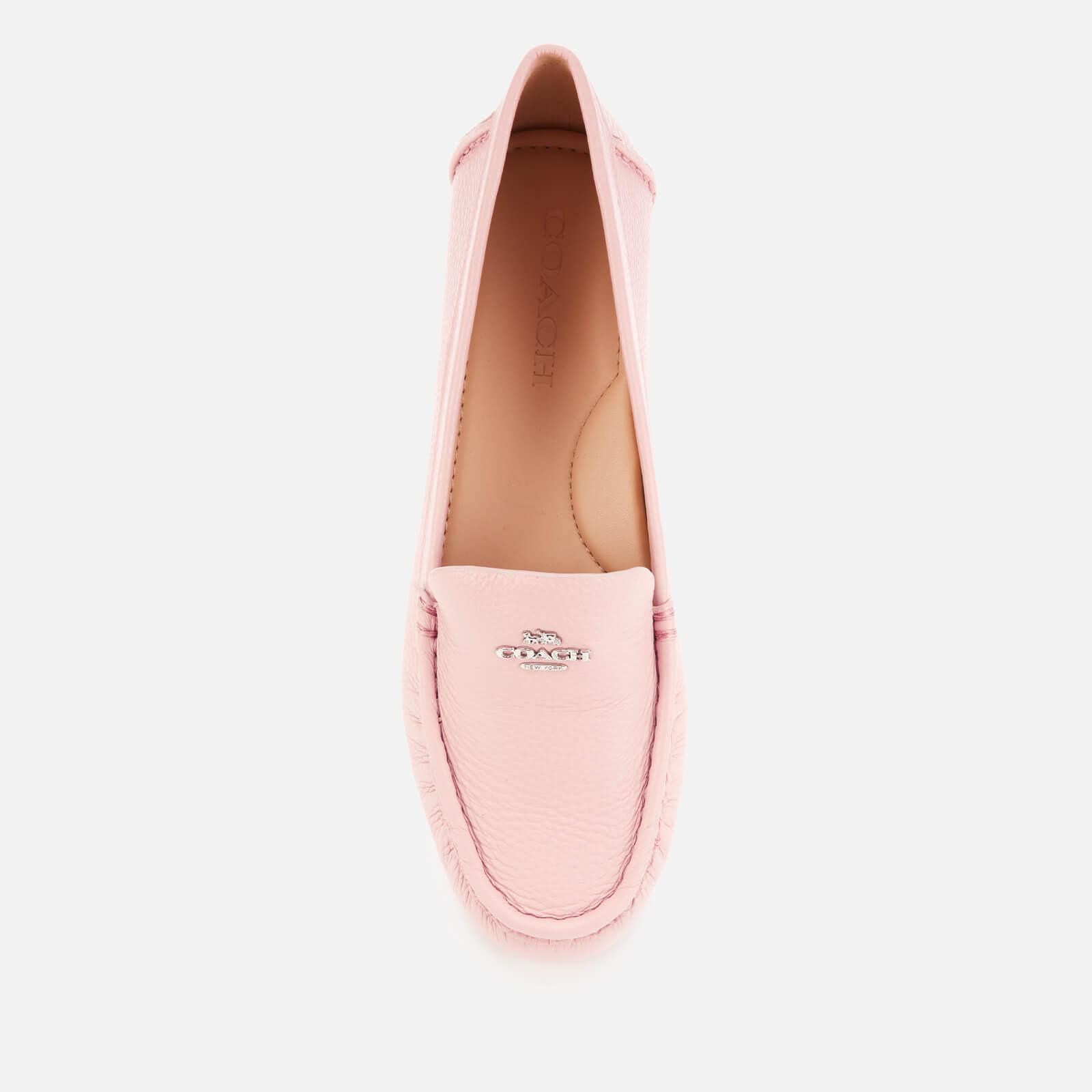 COACH Marley Leather Driver Shoes in Pink - Lyst