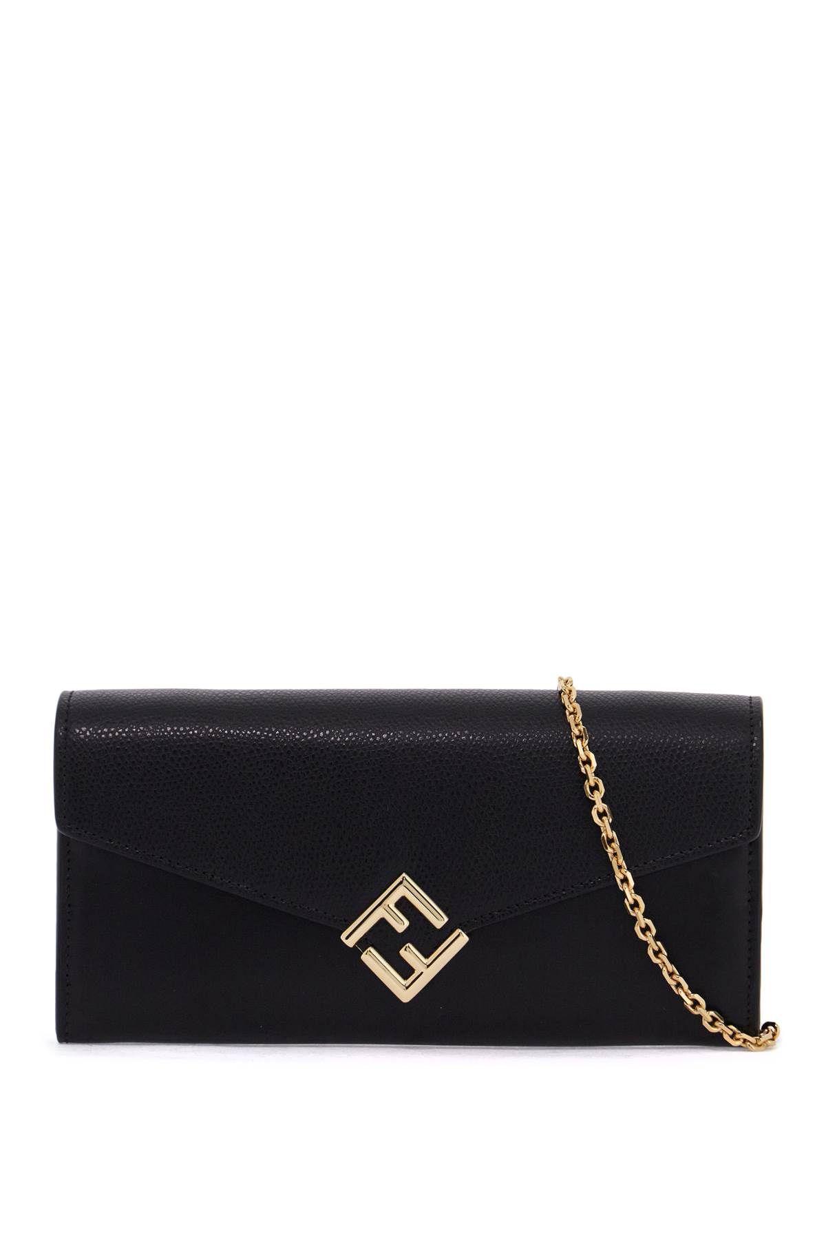 Fendi "Mini Ff Diamonds Shoulder Bag" in Black | Lyst UK