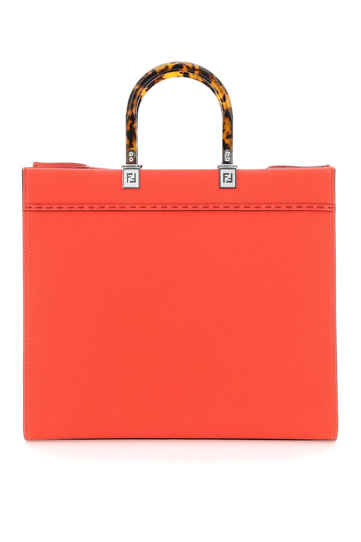 82 bilder av Fendi Red Leather Logo Shopper Bag