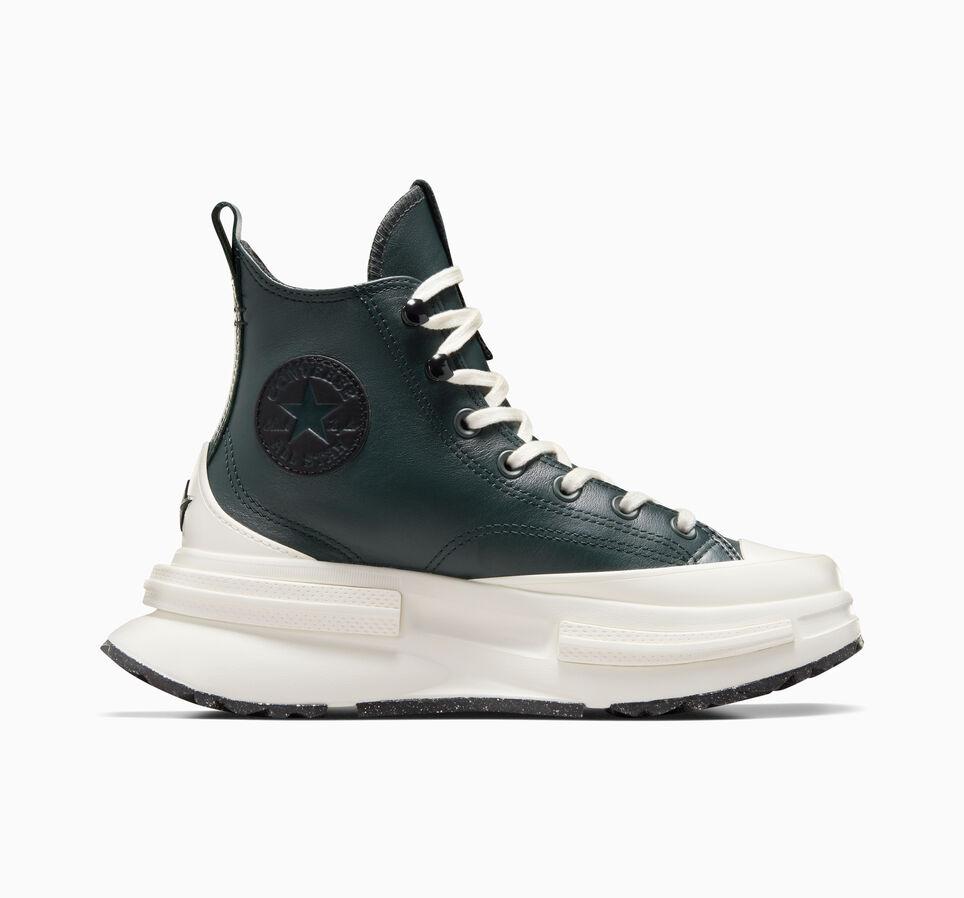 Converse Run Star Legacy Cx Platform Fleece-lined Leather in Blue | Lyst UK