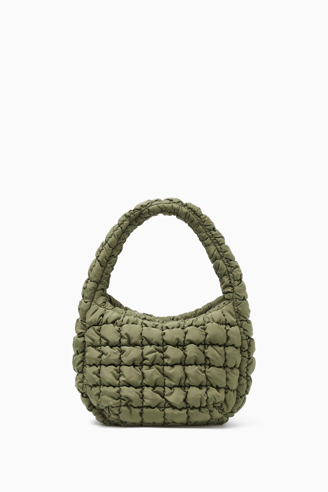 COS Quilted Mini Bag in Green | Lyst