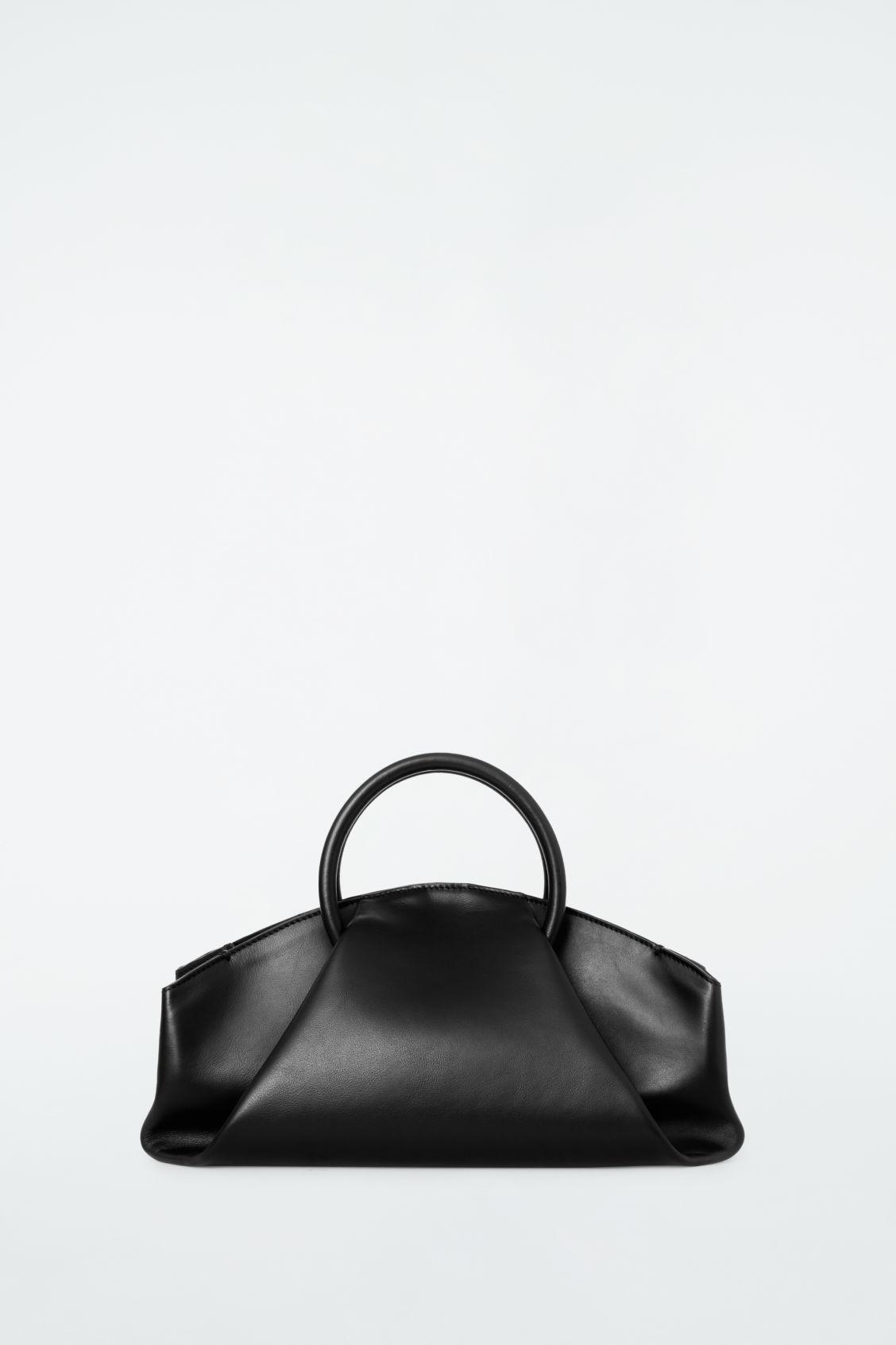 COS Fold Shoulder Bag - Leather in Black | Lyst