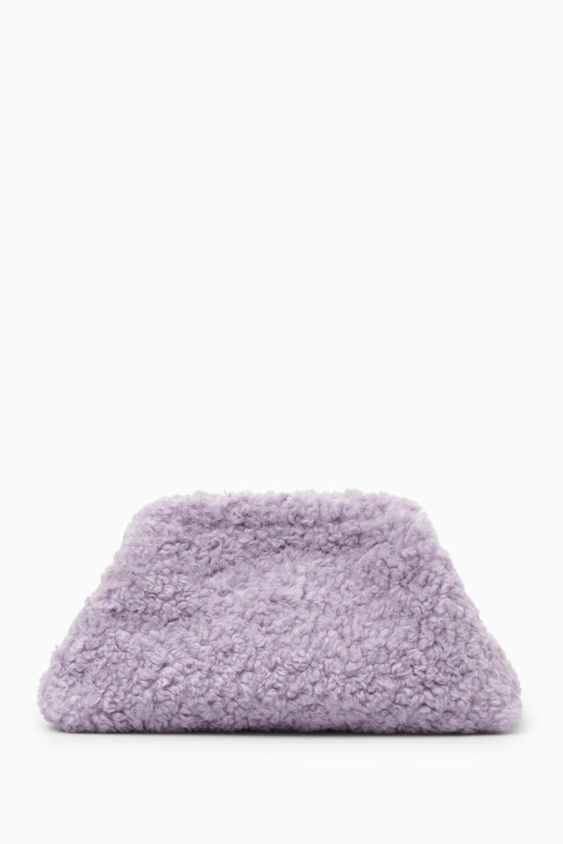 COS Oversized Framed Clutch - Teddy in Purple | Lyst