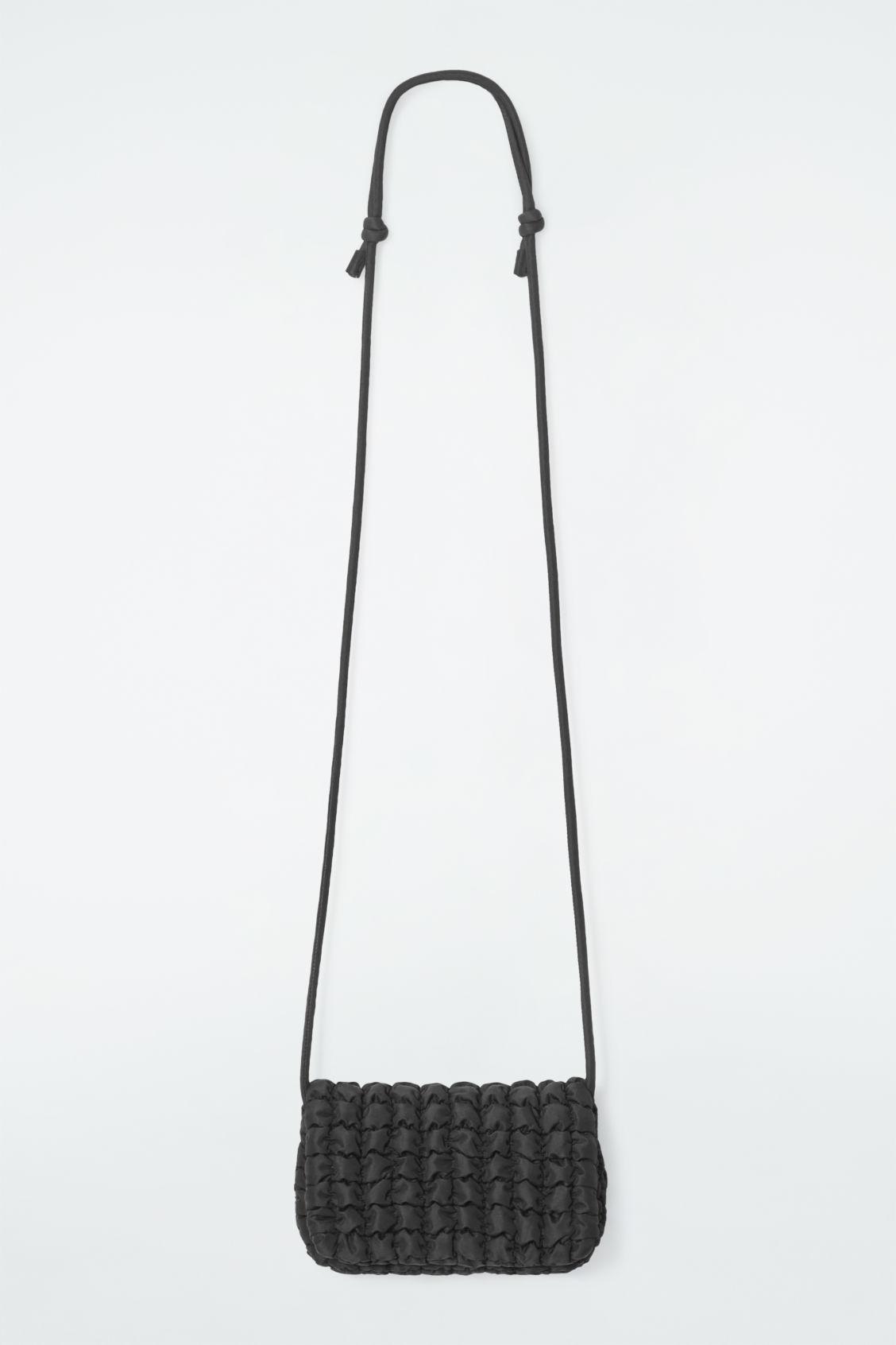 COS Quilted Crossbody Messenger in White | Lyst