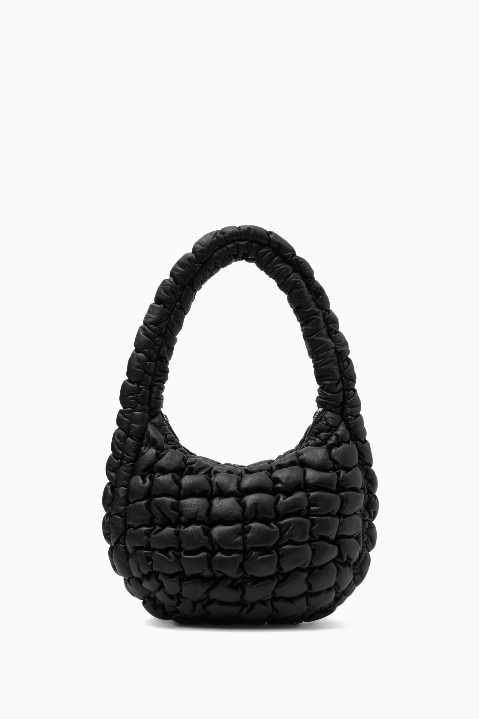 COS Quilted Mini Bag - Leather in Black | Lyst UK