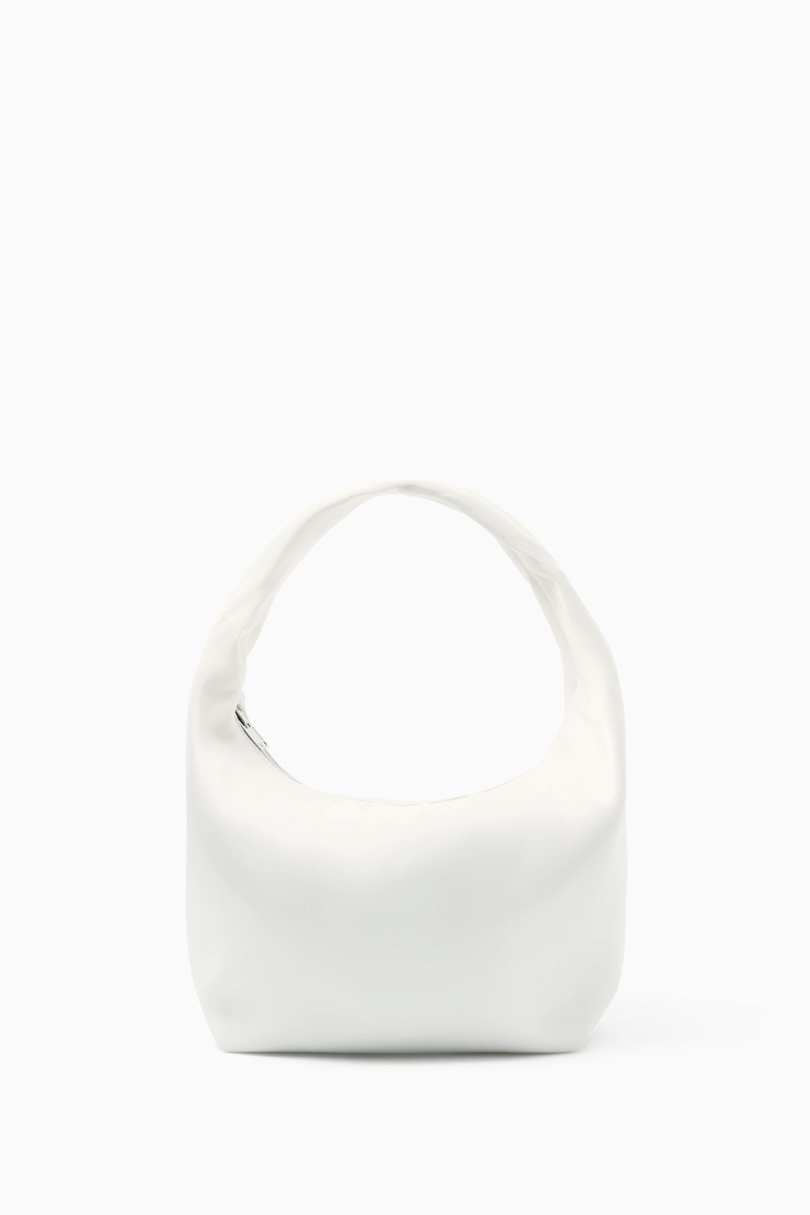 COS Mini Sling High-shine Shoulder Bag in White | Lyst UK