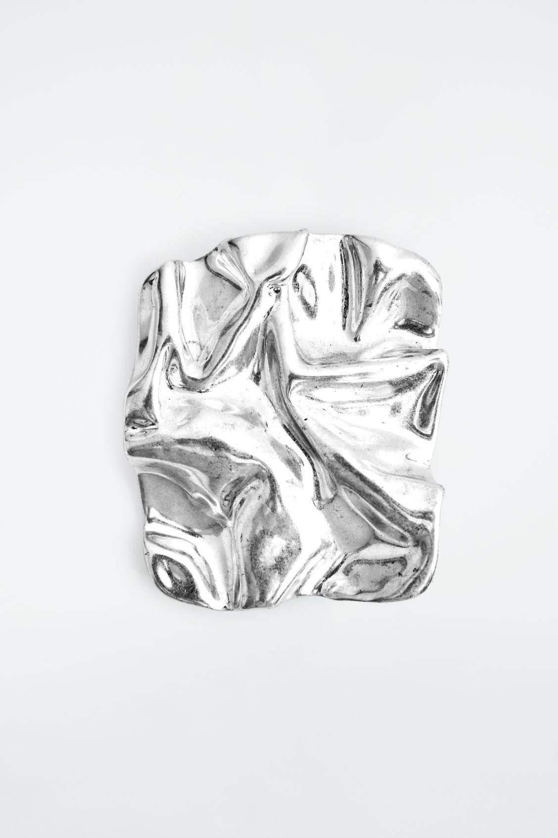 COS Scrunched Brooch in White | Lyst