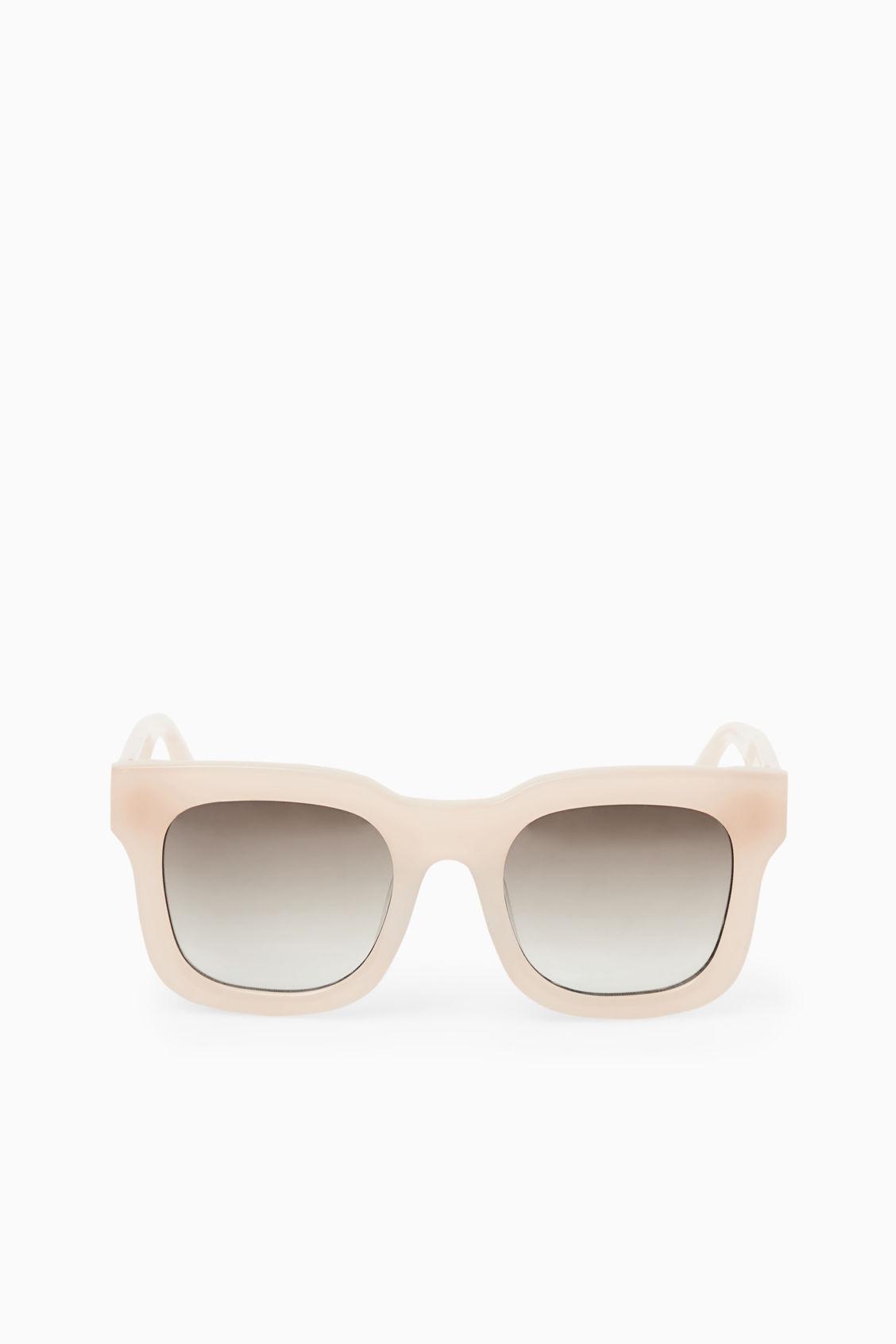 COS Gaze Sunglasses - D-frame in White | Lyst
