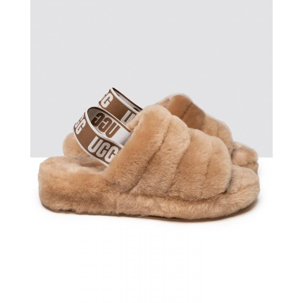 UGG Fluff Yeah Slide Slipper in Brown | Lyst