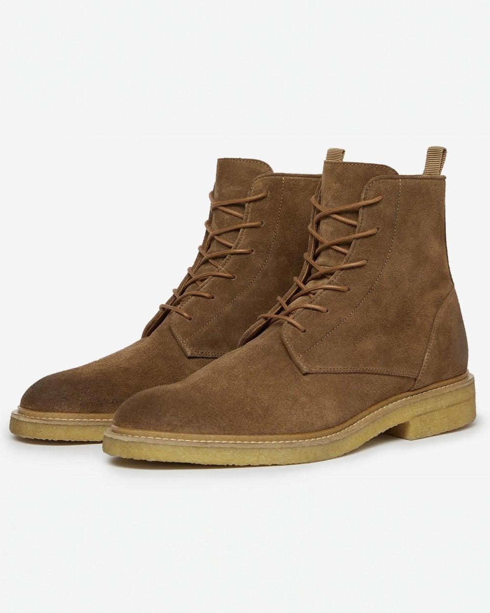 Oliver Sweeney Muros Burnished Suede Derby Boots in Brown for Men | Lyst UK