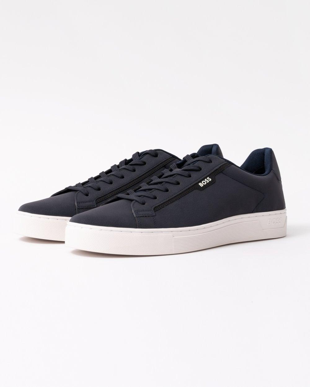 BOSS Boss Rhys Tenn Trainers 50529532 Colour: Dark 401 in Blue for Men ...