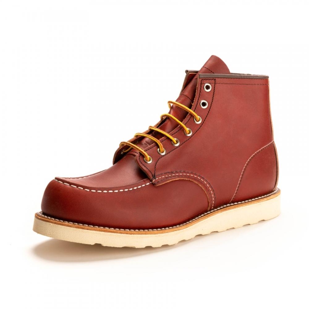 Red Wing 6 Inch Moc Toe Boot in Red for Men | Lyst