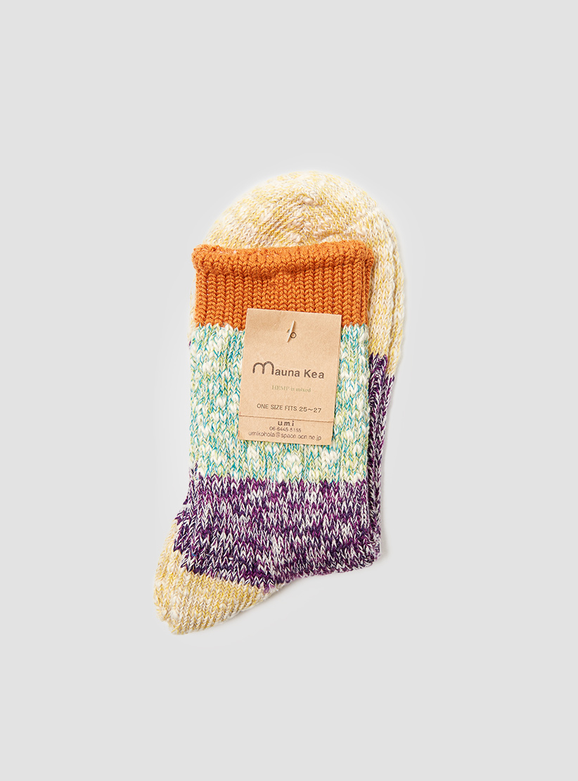 Mauna kea Colour Knit Four Part Socks Orange in Orange for Men | Lyst