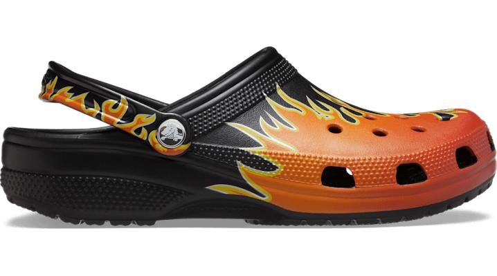 Crocs™ Classic Flames Clog; Multi in Black | Lyst