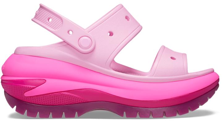 Crocs™ Mega Crush Matte Sandal; Tweed / Multi in Black | Lyst