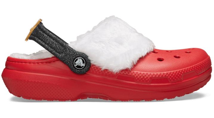 Crocs™ Classic Lined Santa Clog; Varsity / Multi in Red | Lyst