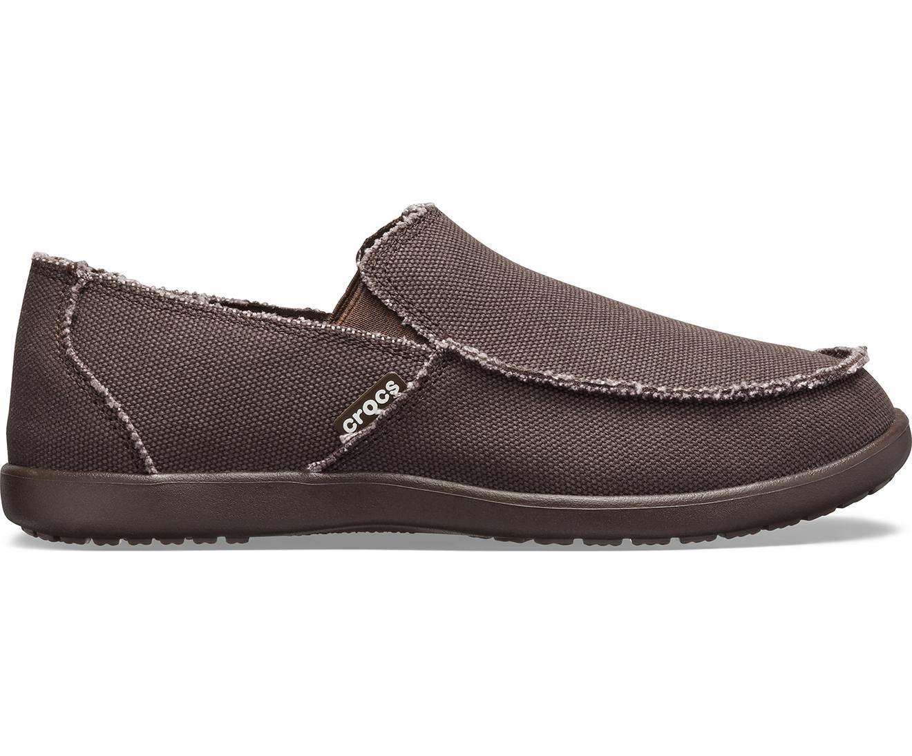 Crocs™ Santa Cruz Wide Slip-on in Espresso/Espresso (Brown) for Men - Lyst