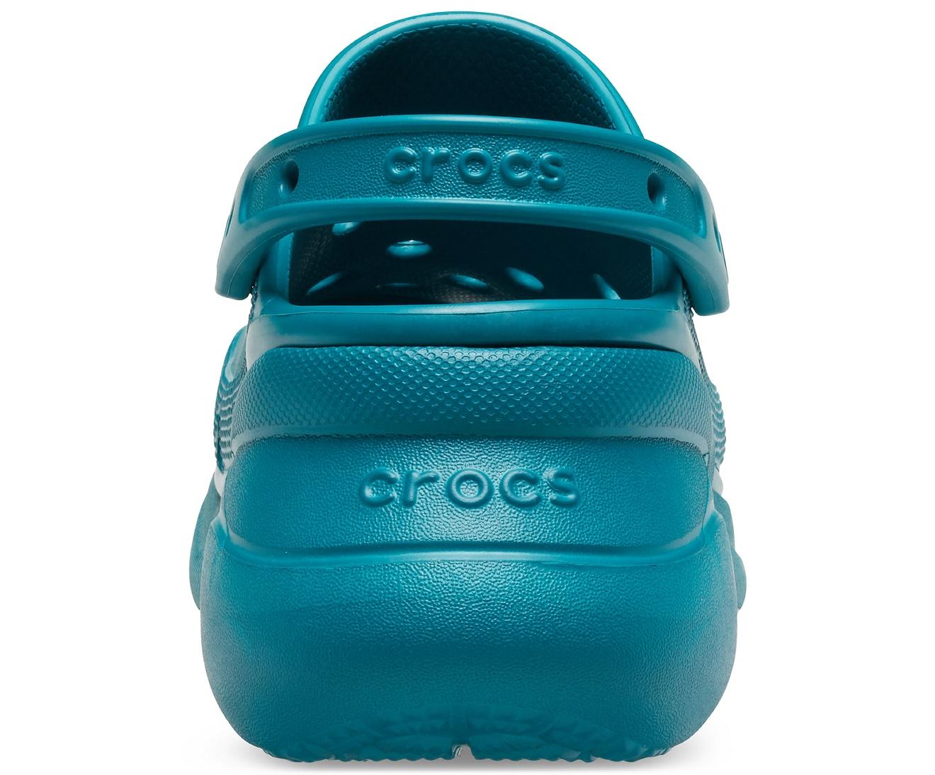Turquoise Crocs Cayman