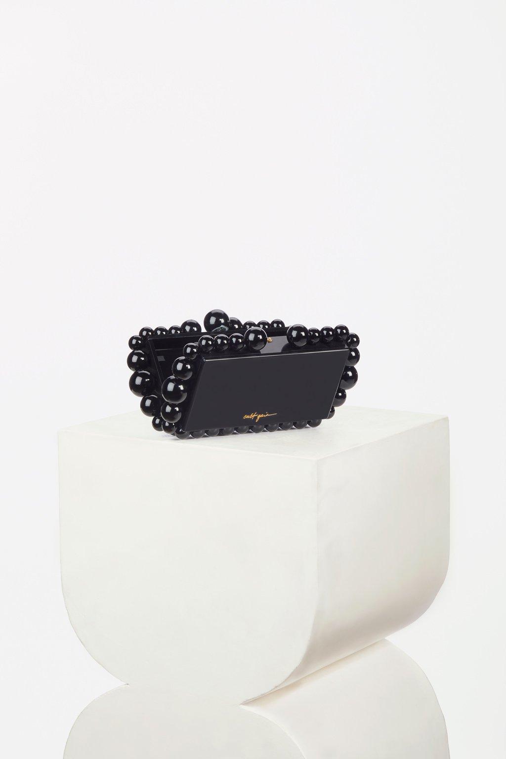 Cult Gaia Eos Box Clutch in Black - Lyst