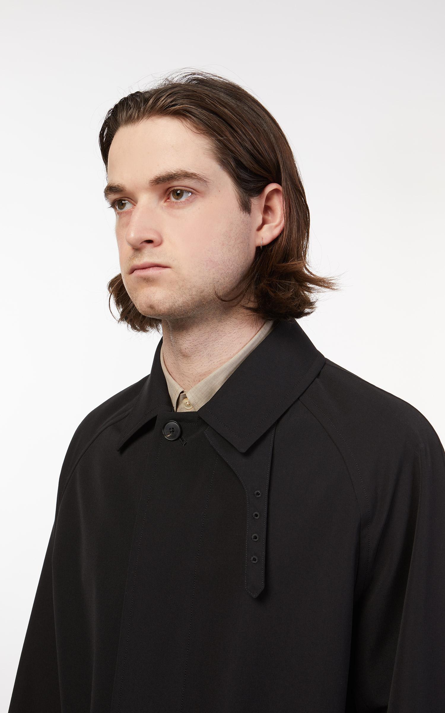 42％割引ブラック系,M何でも揃う auralee 22ss wool max canvas soutiencoat ステンカラーコート ...